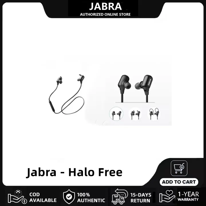 Jabra - Halo Free หูฟังบลูทูธไร้สายในหู สายและเหงื่อฝุ่น | Lazada.co.th