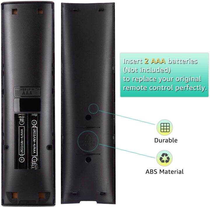 Universal Remote Control, XRT136 for VIZIO All LED LCD HD 4K UHD HDR ...