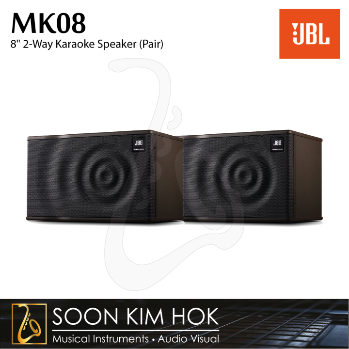 JBL MK08-PAK 8" 2-Way Karaoke Speaker (Pair) (MK-08) | Lazada