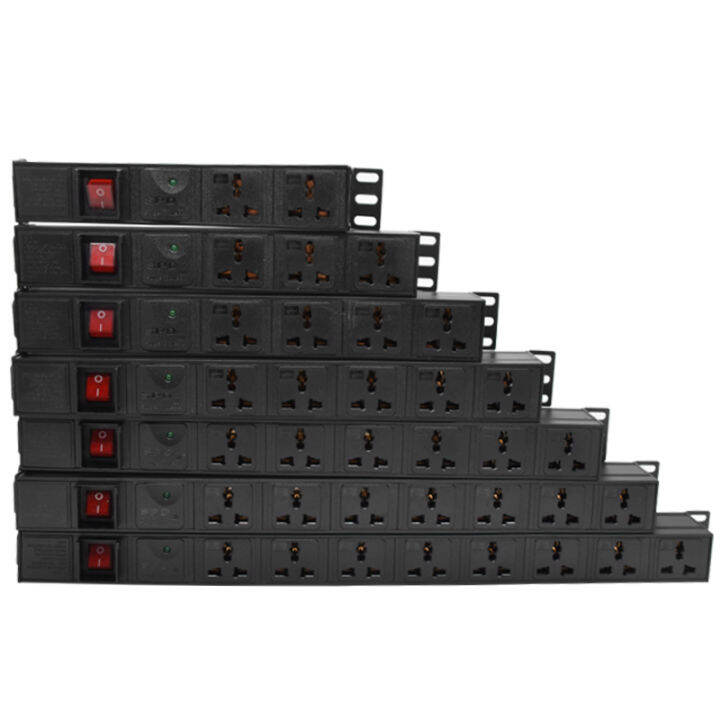 IEC C14 Input Power Strip Aluminum Alloy Shell Extension Board Surge ...