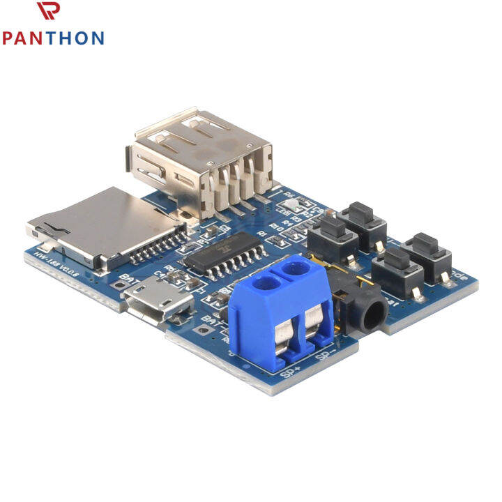 Panthon Tf Card U Disk Play Mp3 Decoder Player Module With Audio