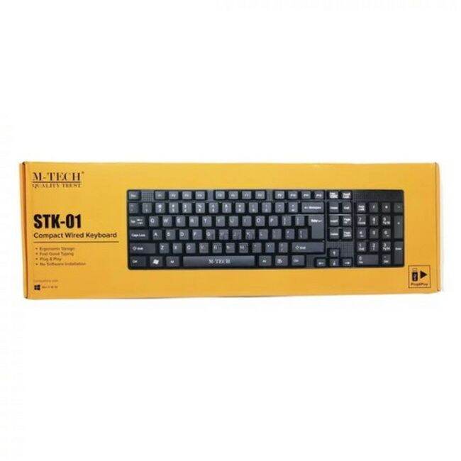 M-Tech Stk-01 Usb Standard Keyboard Gaming | Lazada Indonesia
