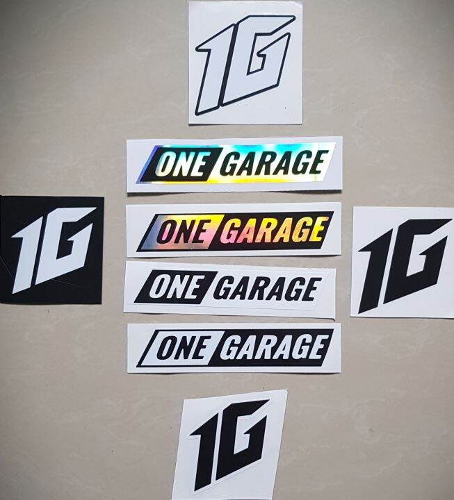 1G ONE GARAGE STICKER DECALS FOR MOTORCYCLE CAR WATERPROOF | Lazada PH