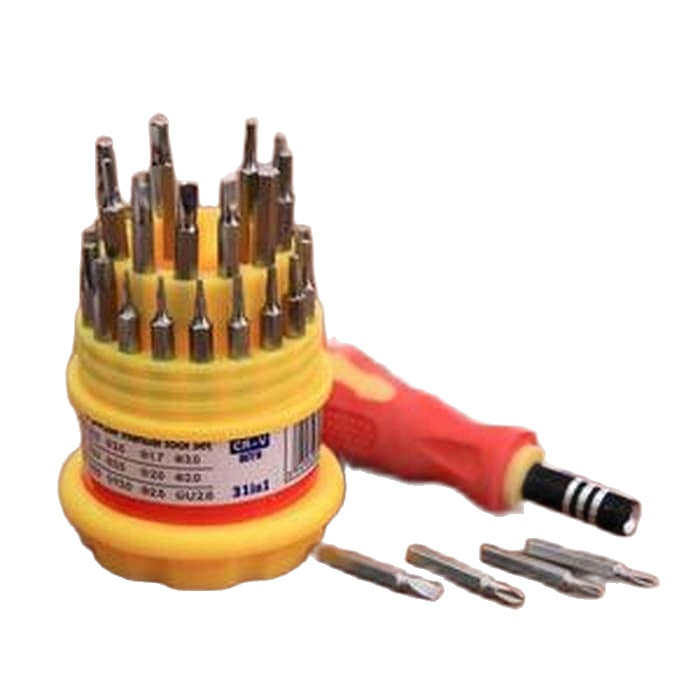 Obeng Set Multi 31 in 1 Screwdriver Handphone Elektronik HP Laptop ...