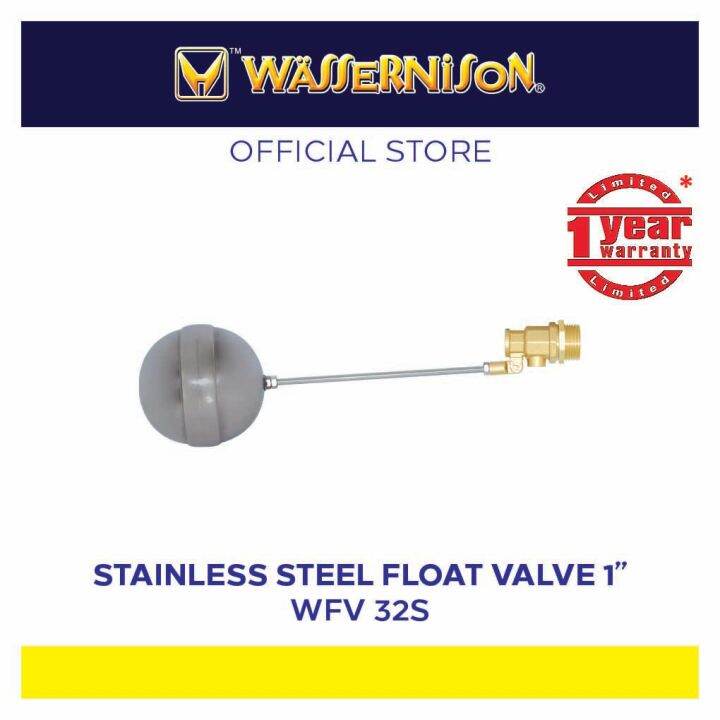 Wassernison Stainless Steel Float Valve 1" | Lazada PH