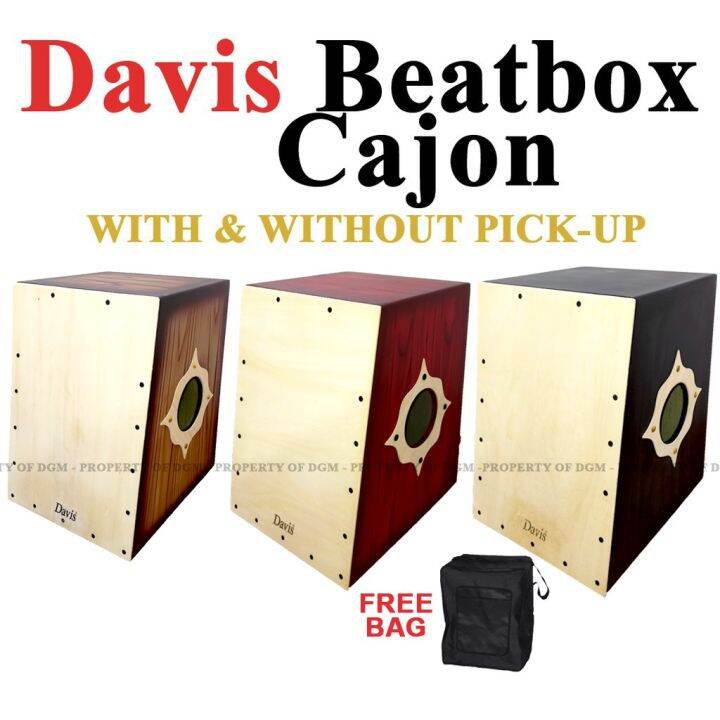 Ships immediately High Quality Percussion Beatbox Cajon with or without ...