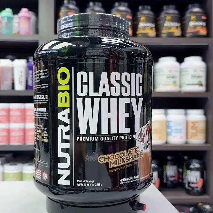 NutraBio Classic Whey 5lb 100% WHEY CONCENTRATE ( Chocolate Flavour ...