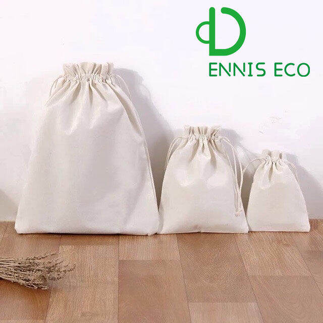 Canvas katsa pouch stringbag plain storage dustproof | Lazada PH