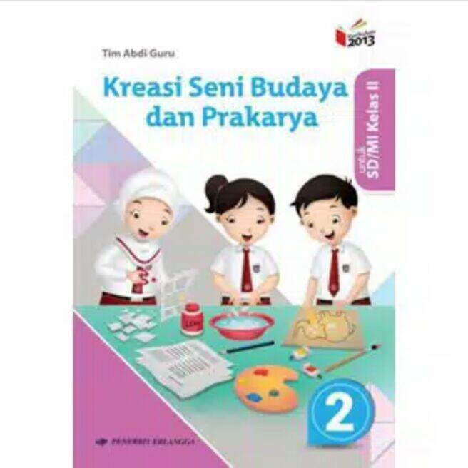 BUKU KREASI SENI BUDAYA & PRAKARYA SD/MI KELAS 2 ERLANGGA | Lazada ...