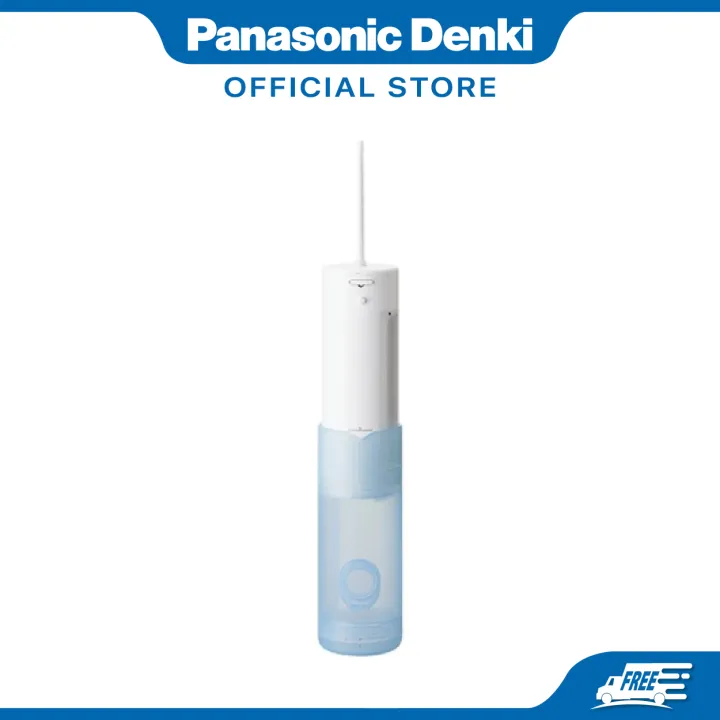 PANASONIC EW-DJ11 Travel Oral Irrigator with Compact & Portable, Storable Nozzle, Battery ...