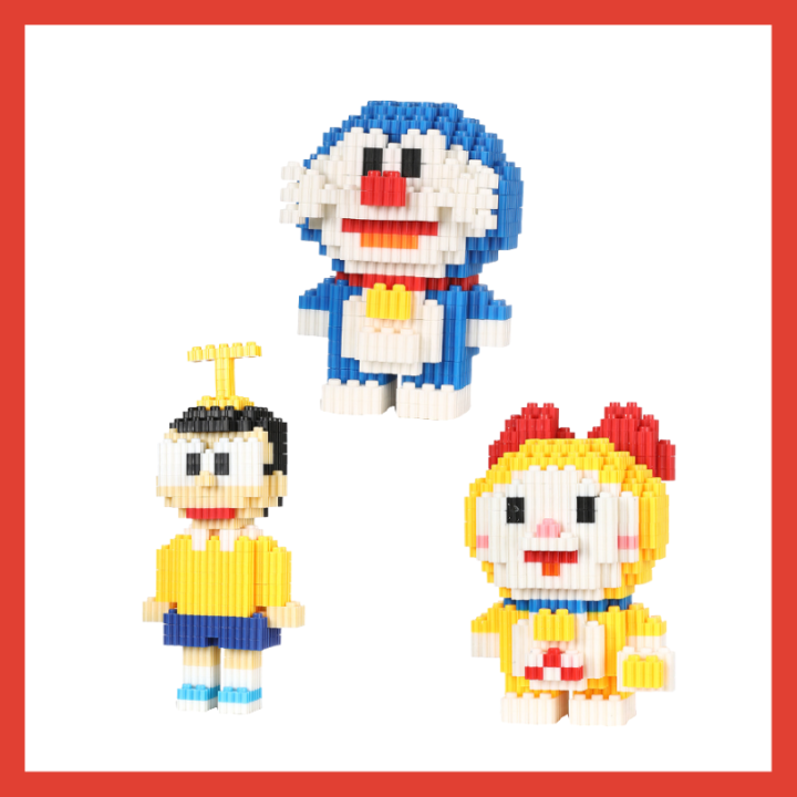 Magic Block Nano Building Block Lego Doraemon Nobita Dorami 哆啦A梦/大雄/小叮铃 ...