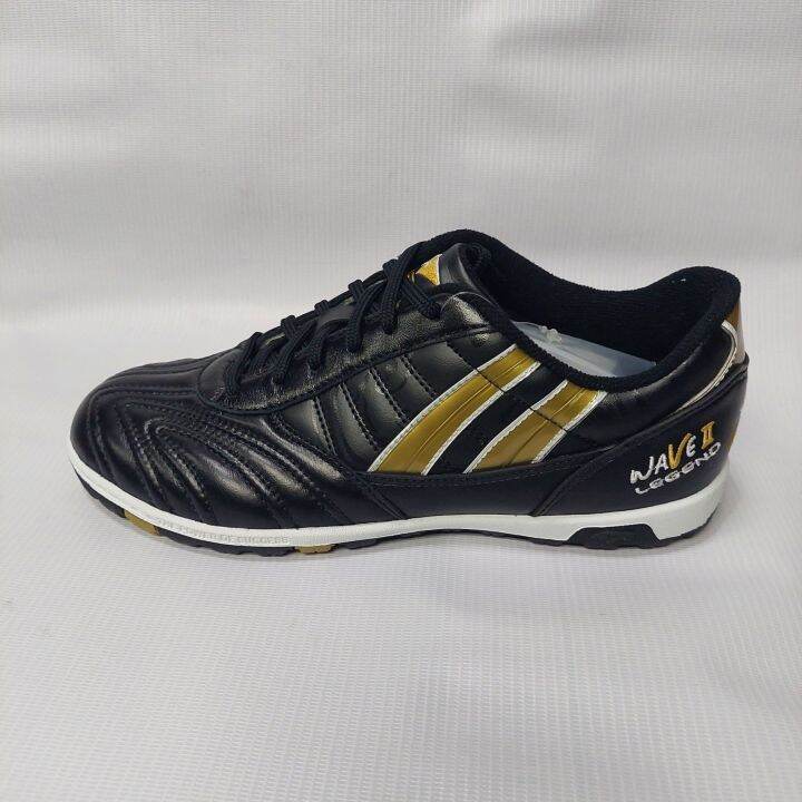 PAN WAVE II TURF PF-15TU รองเท้าฟุตบอล รองเท้าร้อยปุ่ม หนังแท้ ...