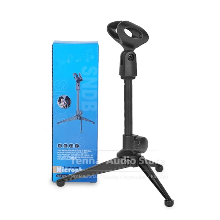Tabletop Foldable Tripod Mic Stand For SHURE SM 58 57 SM58 SM57 Beta ...