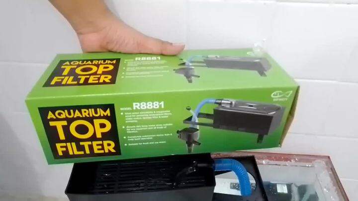 Infinity Aquarium Top Overhead Filter 10 Watts R8881 For 10 - 20 ...