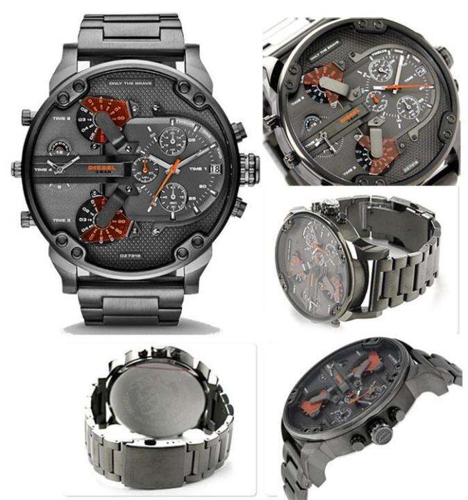 Original Diesel Mr Daddy 2.0 men watch DZ7315 with 2years warranty ...