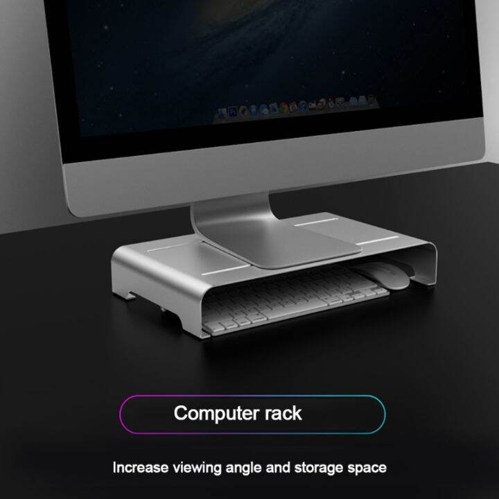 Aluminum Alloy Display Screen Storage Rack Monitor Stand Riser Metal ...