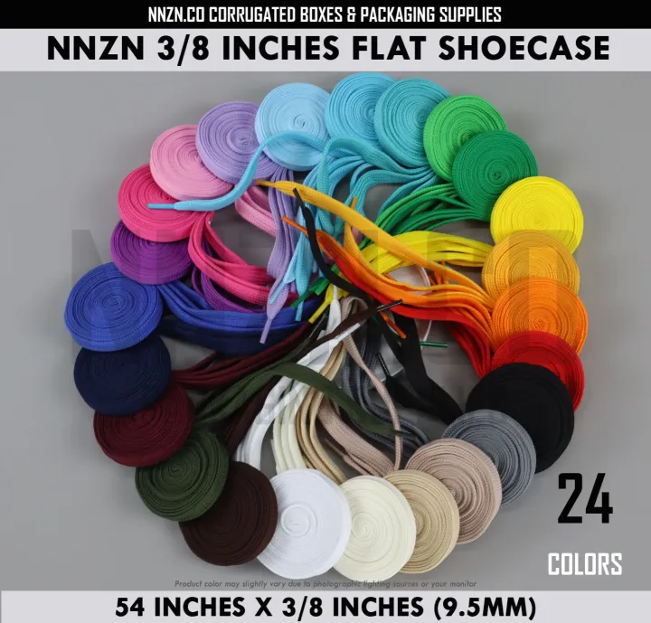 NNZN Premium Quality Cotton Flat Shoe Lace For Jackets,Shorts and Shoes ...