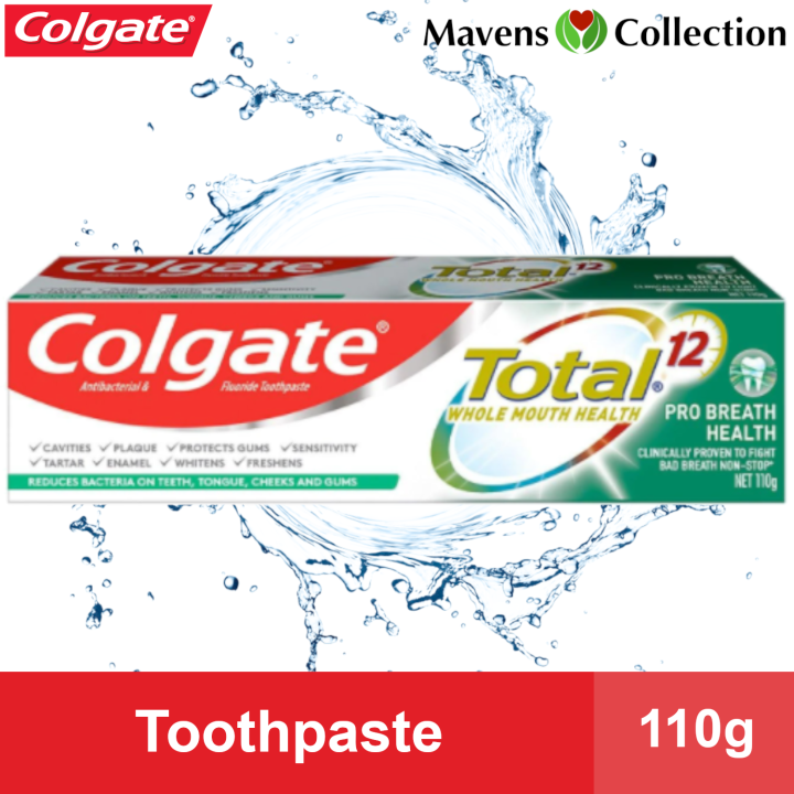 Colgate Toothpaste Total 12 Whole Mouth Health Pro Breath Health 110G ...