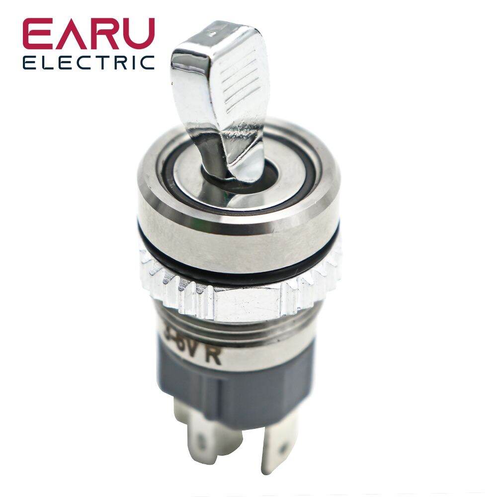 【CW】 16mm 15A ON-OFF Slide Power High Current Metal Toggle Switch ...