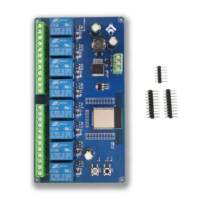 ESP32 WIFI Bluetooth BLE 8 Way Relay Module ESP32-WROOM Secondary ...