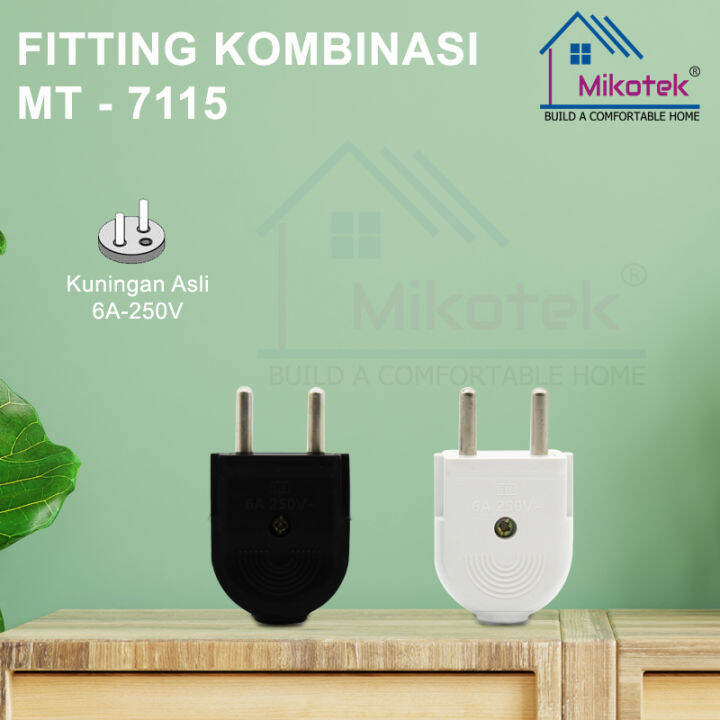 Steker Gepeng Jumbo Mikotek / Steker Colokan MT-7115 | Lazada Indonesia