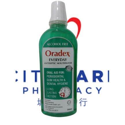 Oradex Everyday Antiseptic Mouthwash 750mL | Lazada