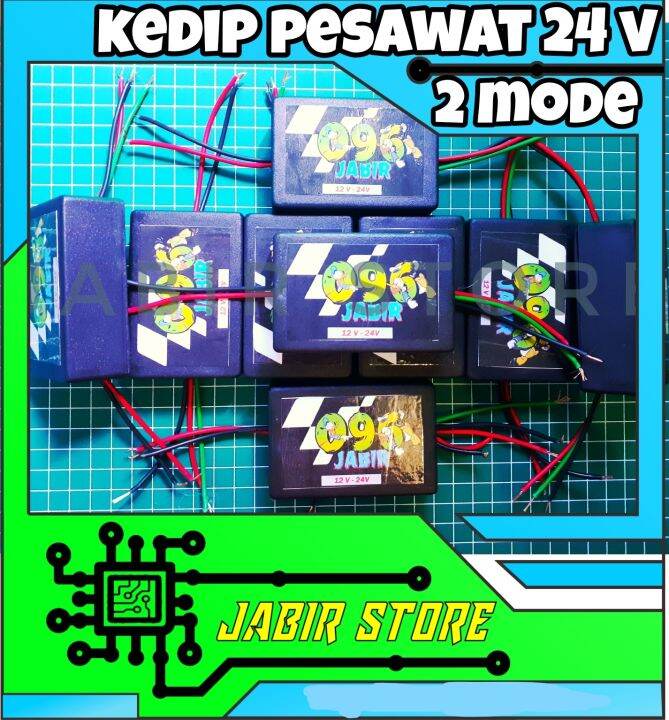 MODUL BLITZ KEDIP PESAWAT 2 MODE 24V 50WATT BUS TRUCK | JABIR | Lazada Indonesia