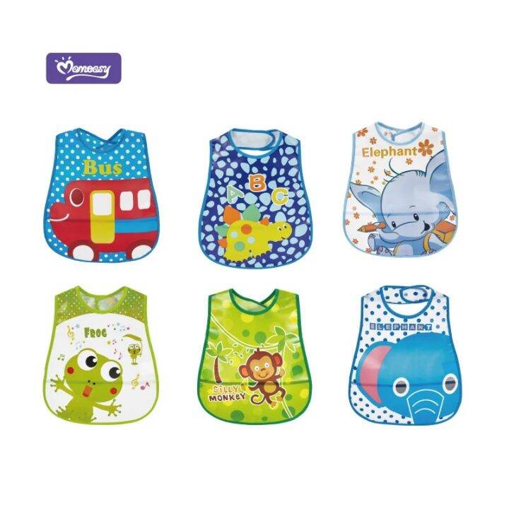Momeasy Baby Feeding Bib EVA Waterproof Bibs Apron | Lazada PH