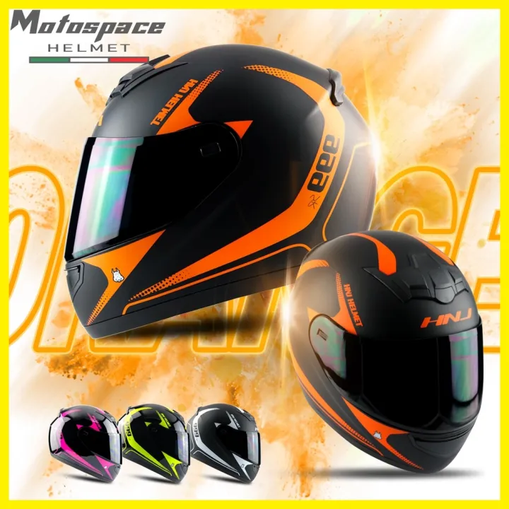 Motospace Equator Helmet Full Face Motorcycle Helmets Single Visor PS ...