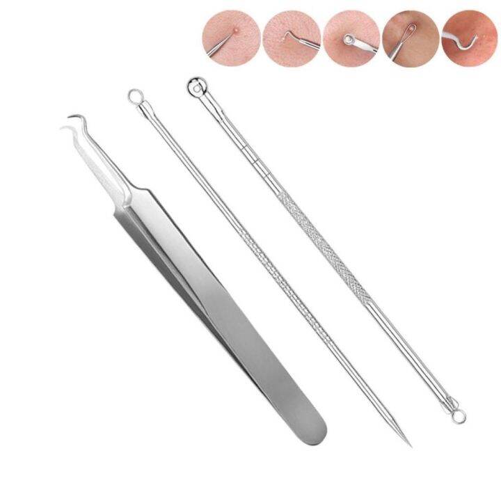 Stainless Steel Acne Clip Cleaning Face Cleaner Tweezer | Lazada