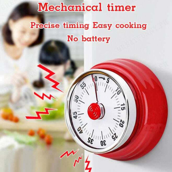 junman123 Mechanical Kitchen Timer with CountdownEasy to Use and Read ...
