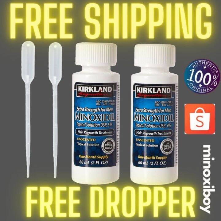 Kirkland Regrowth Hair Treatment Extra Strength For Men 5 Minoxidil