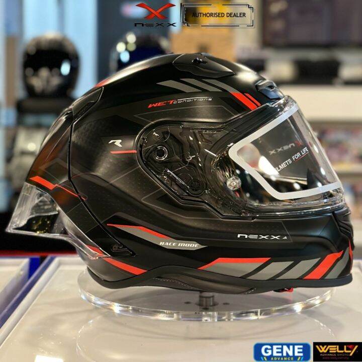 NEXX X R3R Precision Black Red Matte Helmet 100% Original from ...