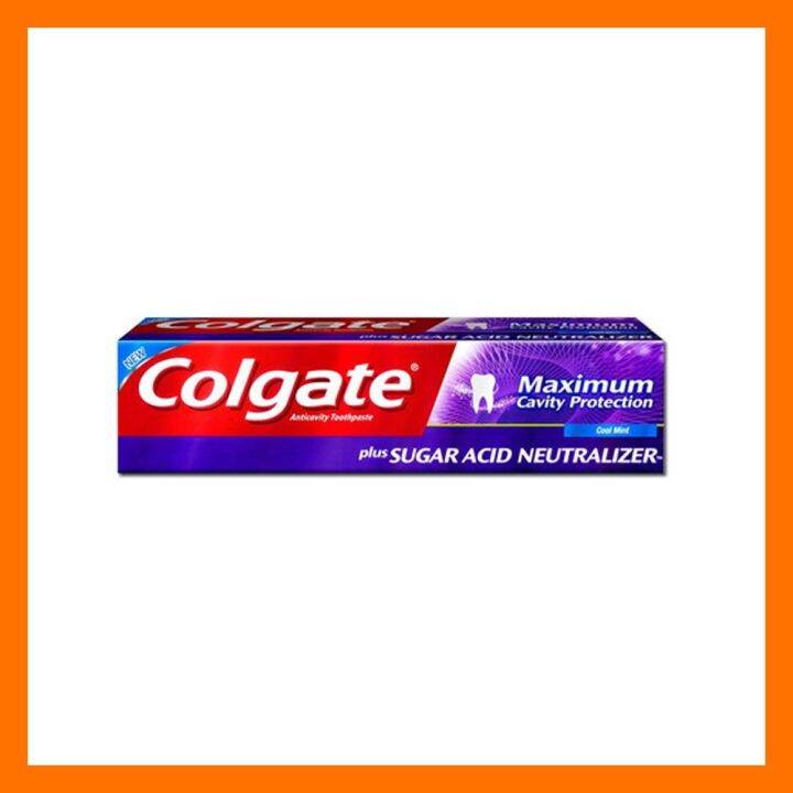 Colgate Toothpaste Maximum Sugar Acid Neutralizer 190grams | Lazada PH