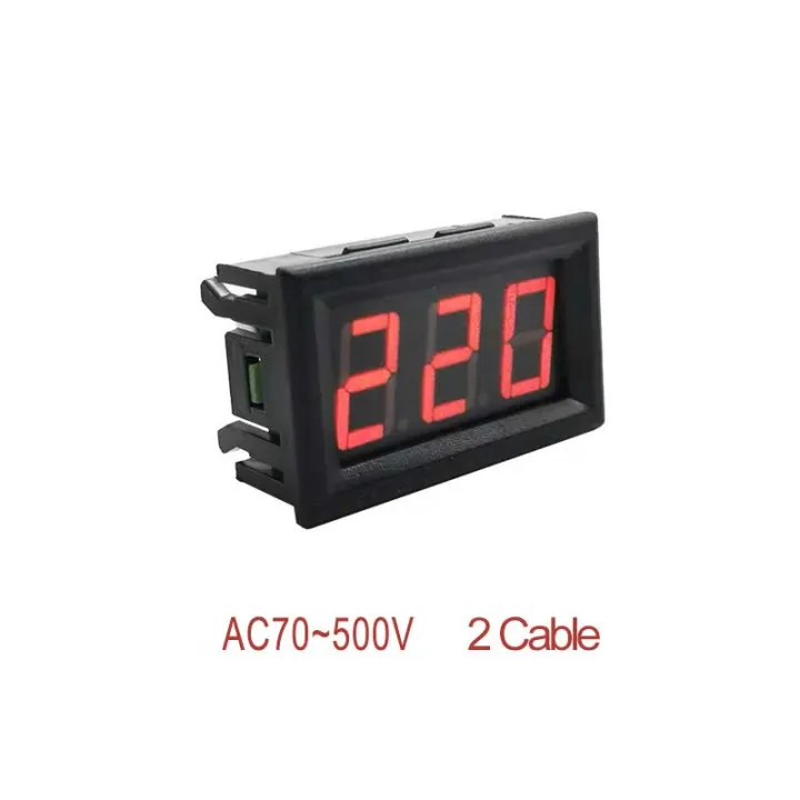 0.56'' Digital Voltmeter calibrate reading AC 30-500V DC 3.5-30V DC 0 ...