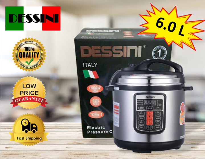ELECTRIC PRESSURE COOKER / Made in ITALY / DESSINI DS - 379 / 6L ...
