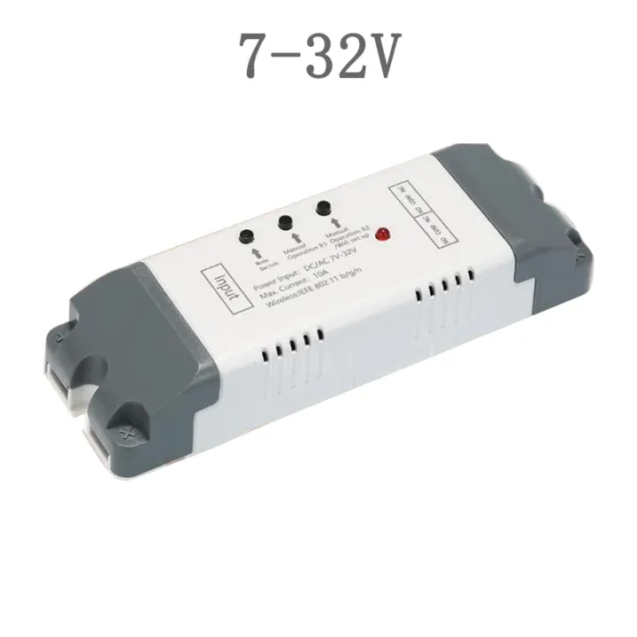 EWeLink Smart Switch 2 Channel Wifi Relay Rolling Door Switch DC 7 ...