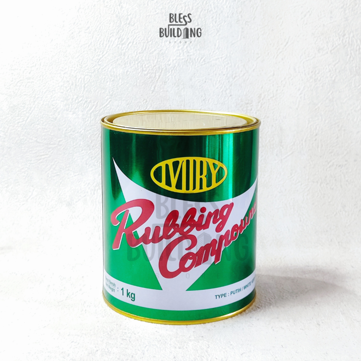 KUMPON PUTIH / Kompon / RUBBING COMPOUND IVORY Poles 1kg | Lazada Indonesia