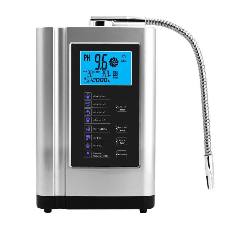 Alkaline Water Ionizer hydrogen generator Machine Purifier Produces pH ...