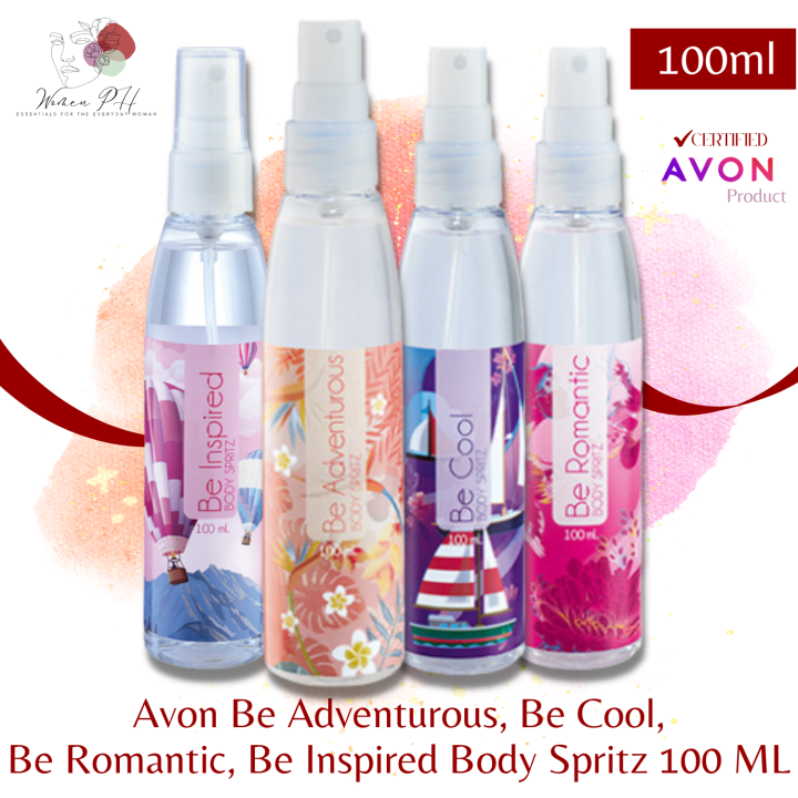 Avon Be Body Spritz 100ML, Be Adventurous, Be Cool, Be Romantic, Be ...