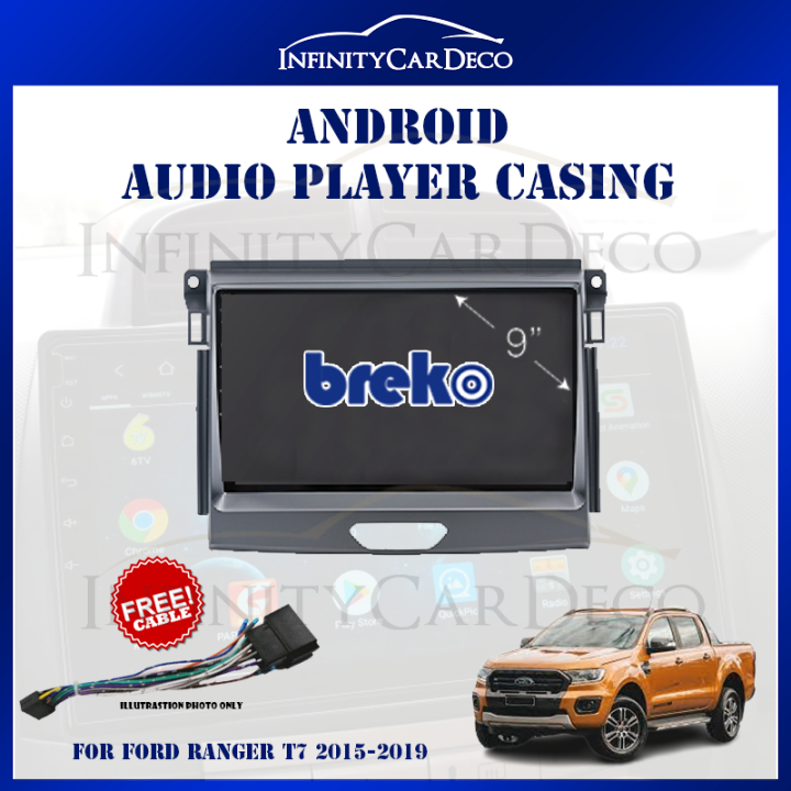 Ford Ranger T7 (Low Spec) 2016-2019 9" Android Player Dashboard Audio ...