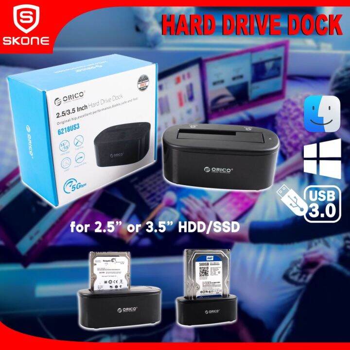 【READY STOCK】 ☛ORICO Docking Station HDD Dock Dual Bay USB 3.0 Hard ...