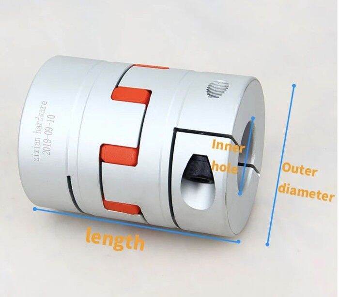 Sleeve Flexible Shaft 8x12 mm Coupling Motor Coupler D25L30 CNC 12mm ...