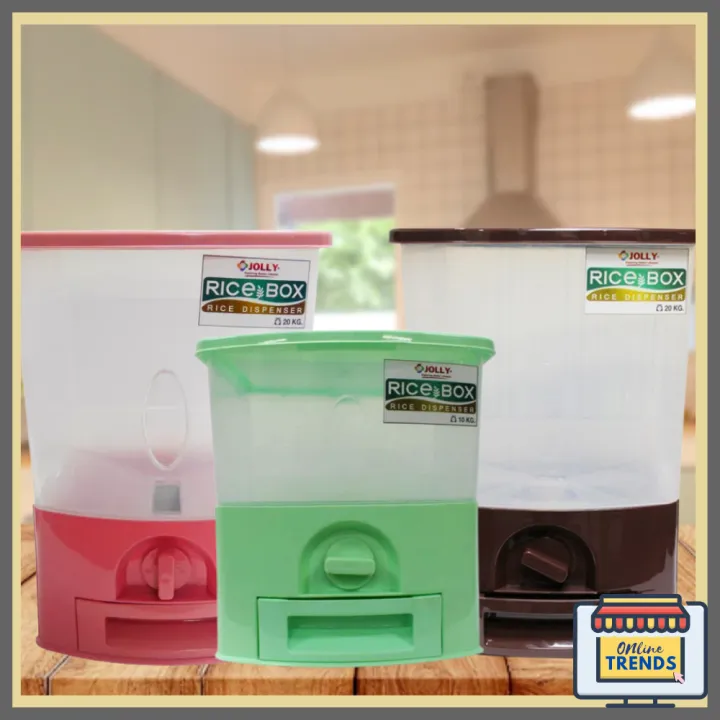 JOLLY RICE BOX / RICE DISPENSER 10 / 20 KILOS | Lazada PH