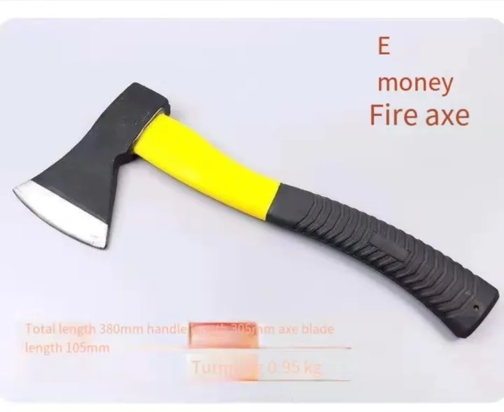 Woodworking Axe Track Steel Forged Reinforced Wooden Handle Cutting ...