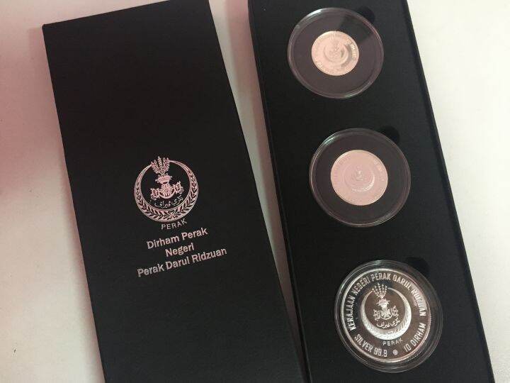 [VERY RARE] 2011 Perak Darul Ridzuan 1, 2 & 10 Dirham Silver Coin Set ...
