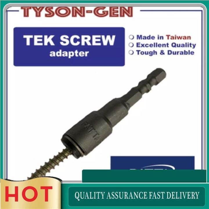 【tool na】 Tek Screw Adapter Magnetic Tekscrew bit Patta Made in Taiwan ...