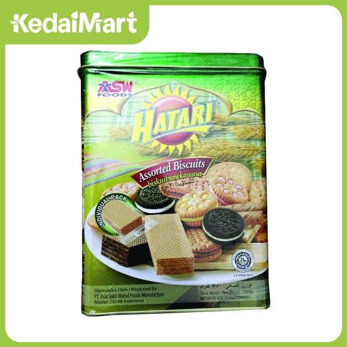 Hatari Assorted Biscuit Segi 750 Gram | Lazada Indonesia