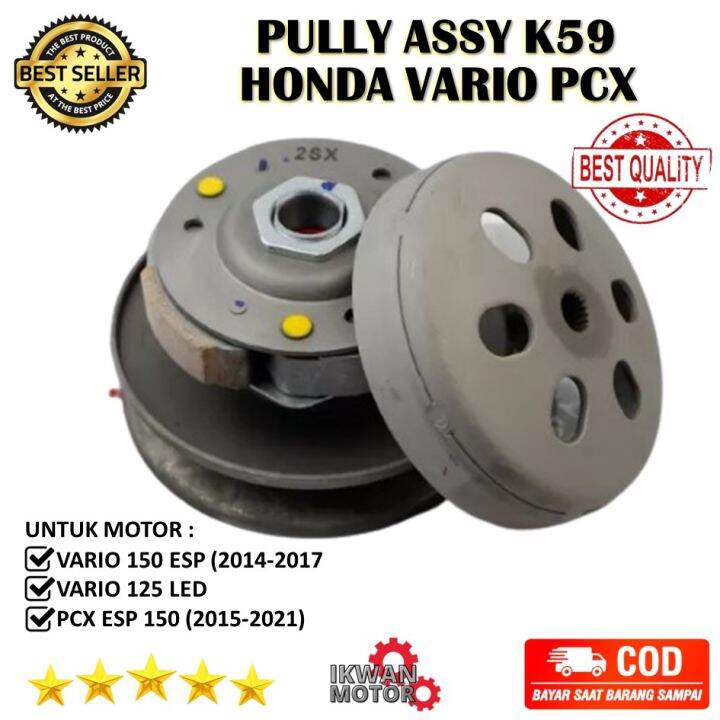 Pully Assy Vario 150 - Vario 125 Led - Pcx Esp 150 K59 K36 - Vario 125 - Motor Vario - Pully ...