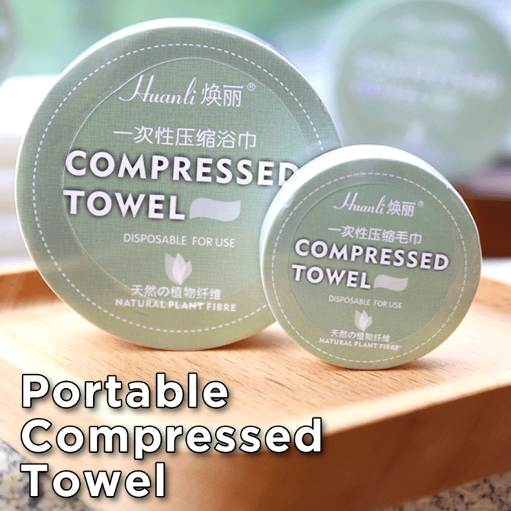 Portable Compressed Towel Travel Hotel Microfiber Towel Compressed Face ...